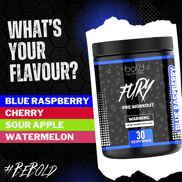 BOLD Nutrition Fury Pre Workout 30 Servings – GymSupplements.co.uk