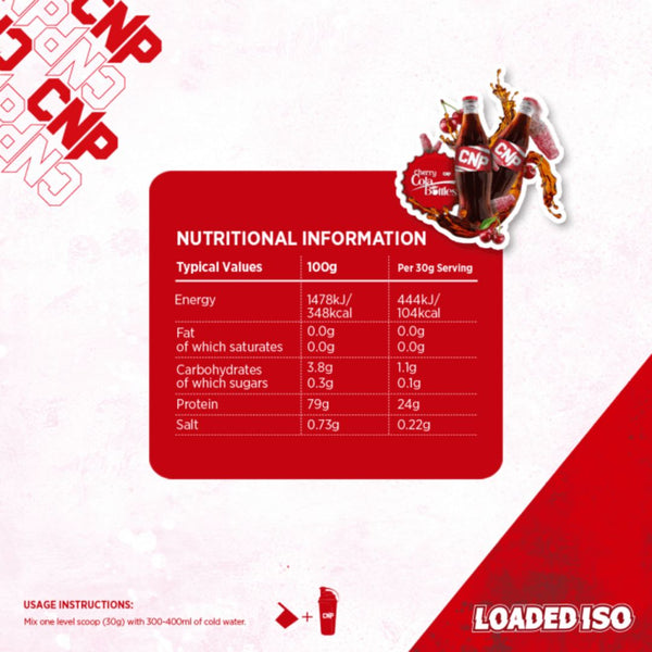 CNP Loaded ISO - 1.8kg – GymSupplements.co.uk